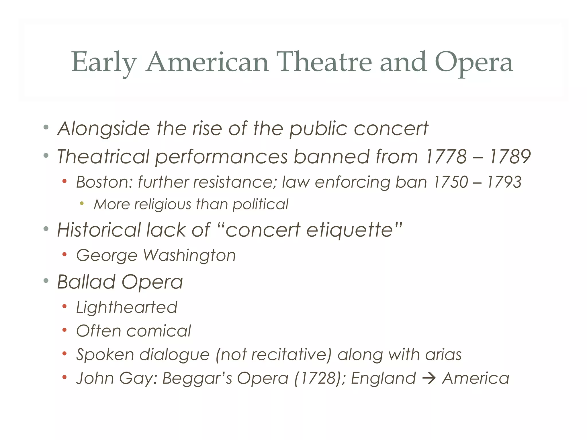 American Colonial and Revolutionary Music | PPT