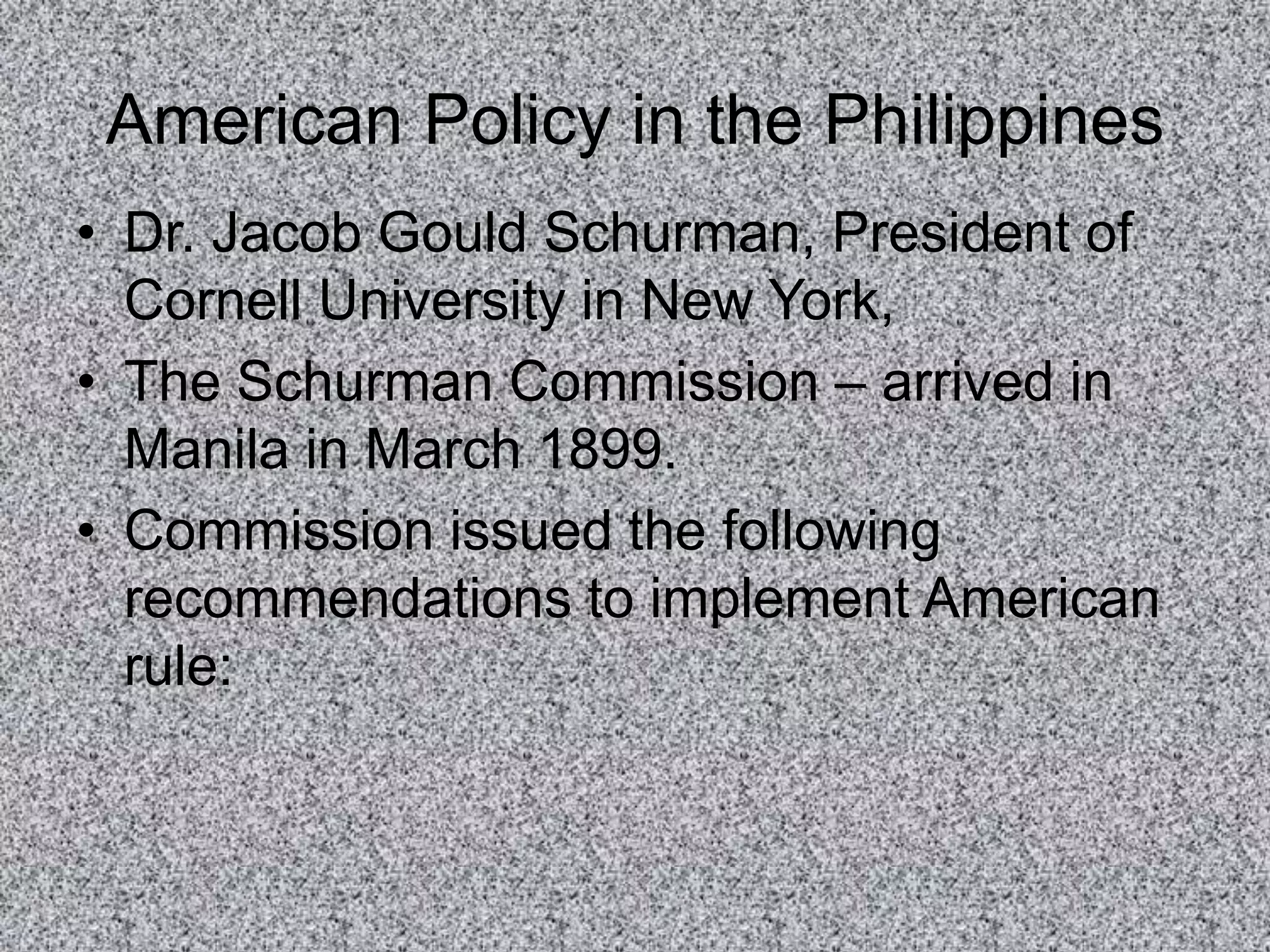 American colonial rule | PPTX