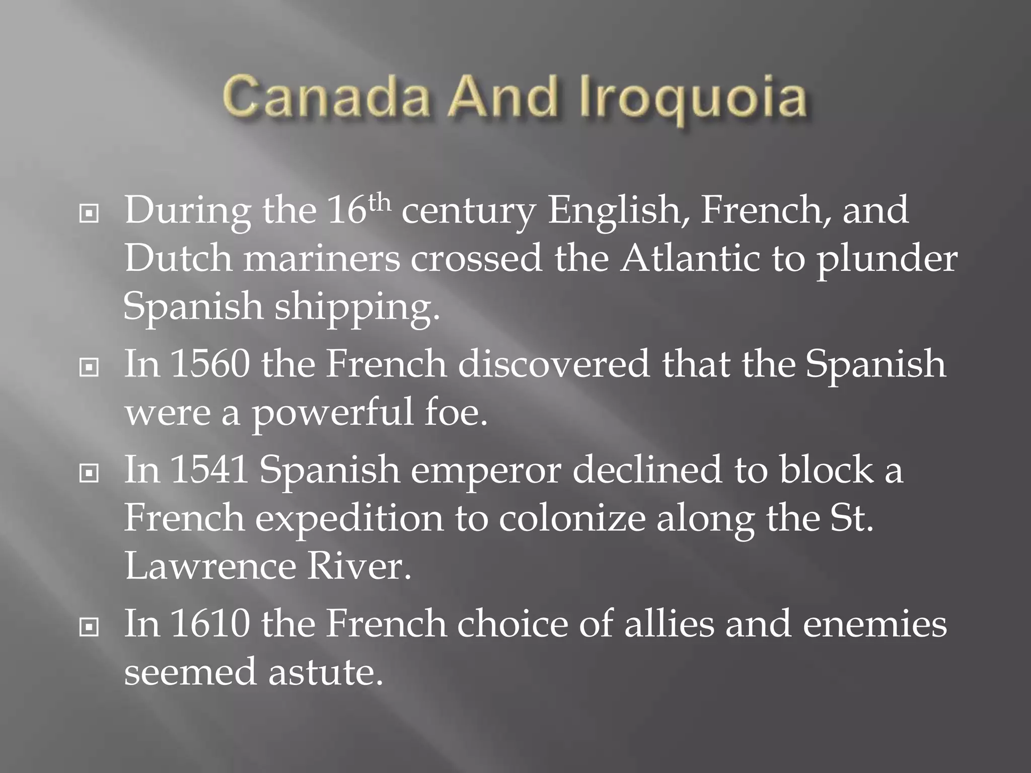 American colonies french group | PPT