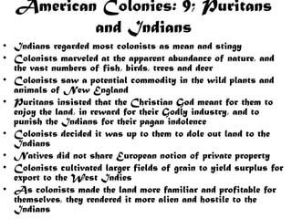 American colonies part 2 | PPTX