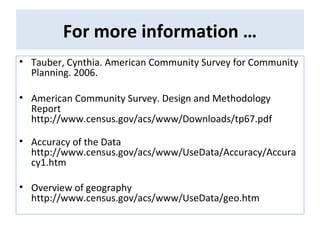 American Community Survey | PPT