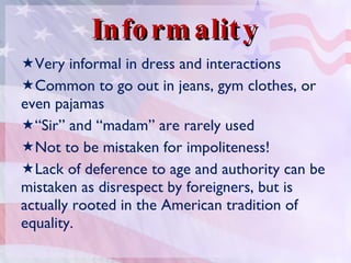 American Cultural Values | PPT