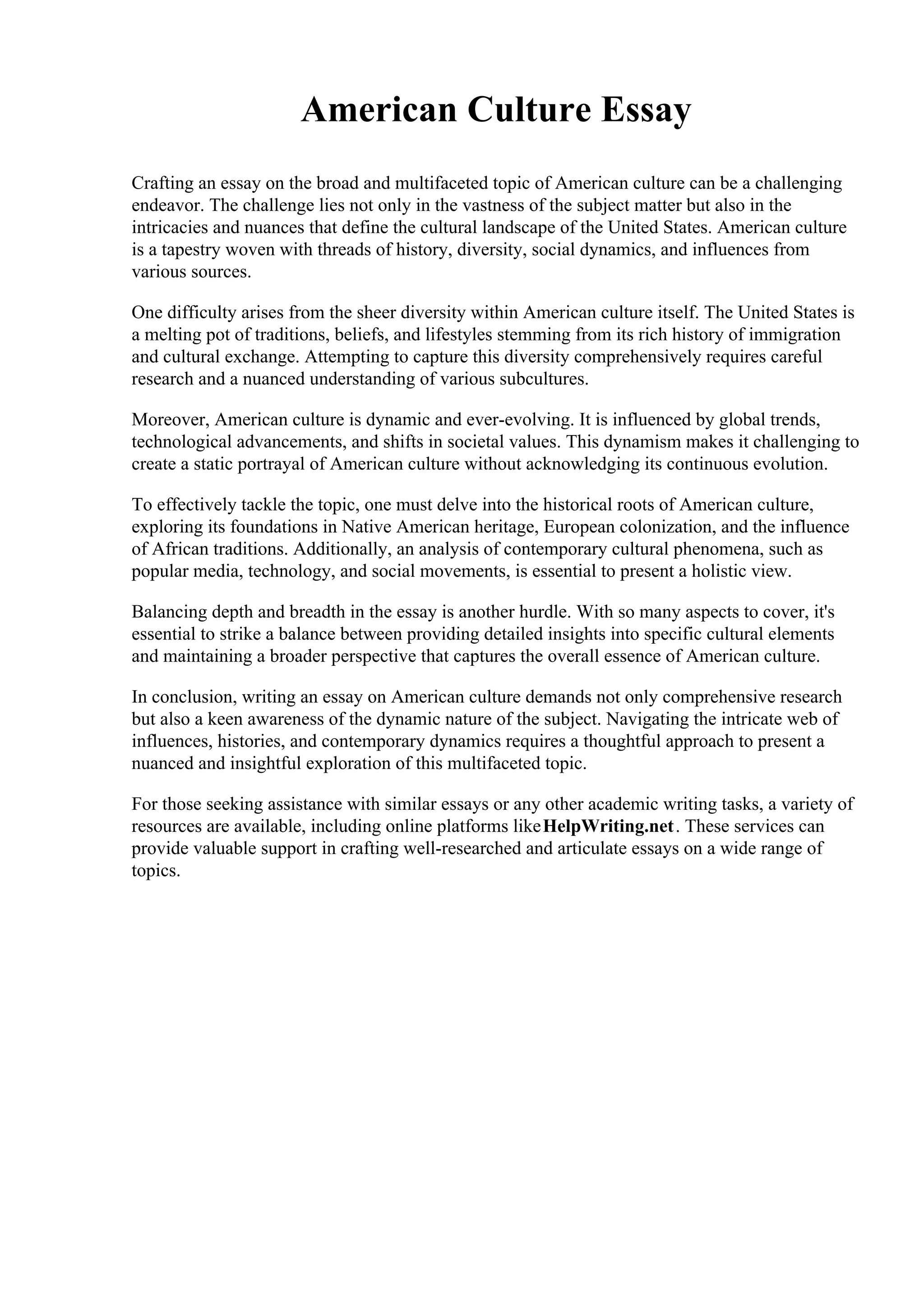 American Culture Essay.pdf