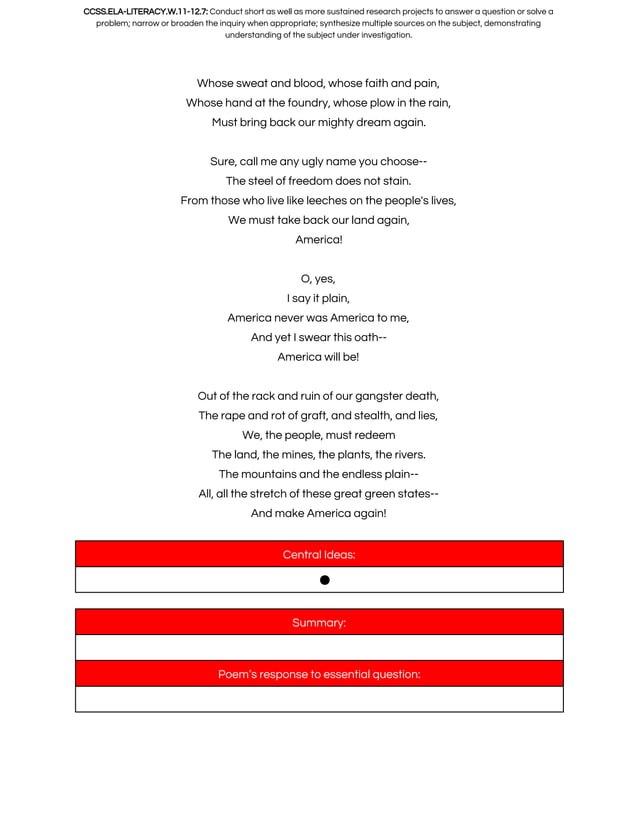 American culture lyric/poem analysis | PDF | Hip Hop Music | Music