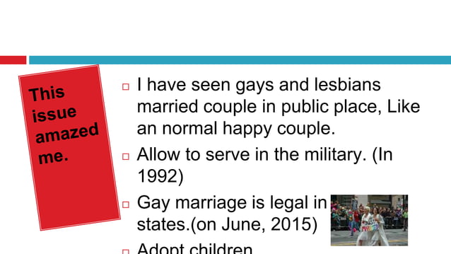 American culture project .pptx | Marriage and Civil Unions | Family and Relationships