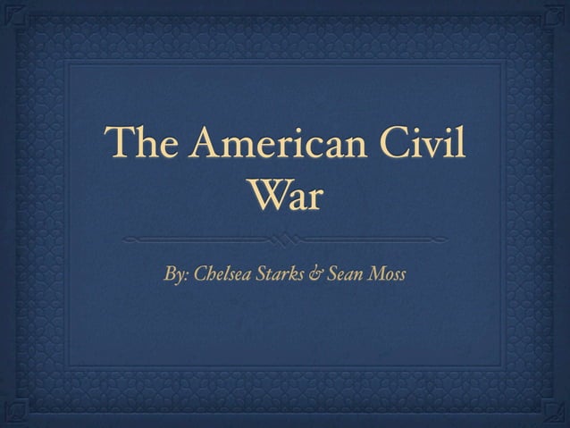 American Civil War Presentation | KEY | Crime & Harmful Acts to ...