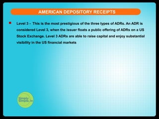 American depository receipts | PPT