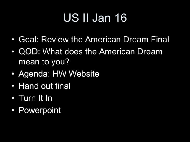 americandream ppt.pptx