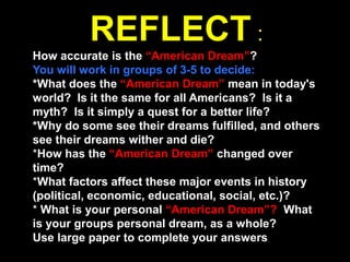 american dream ppt | PPT