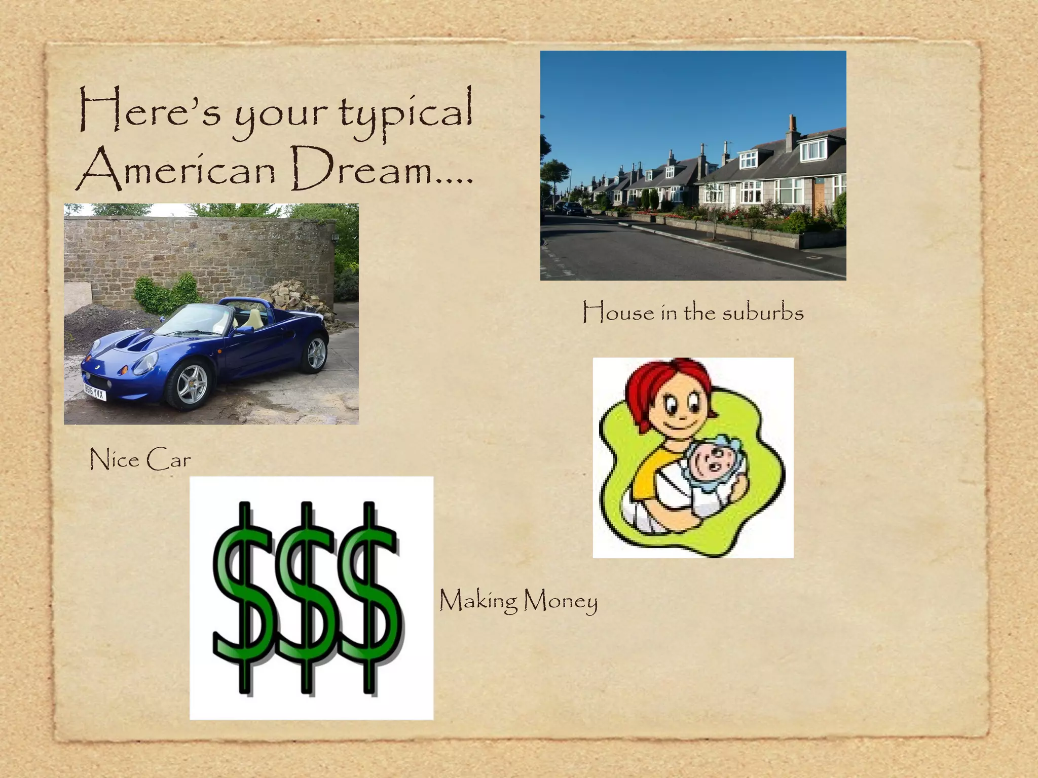 American Dream Project 3 | PPT
