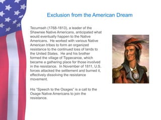 American dream week 3 | PPT