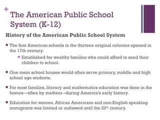 American education system | PPT