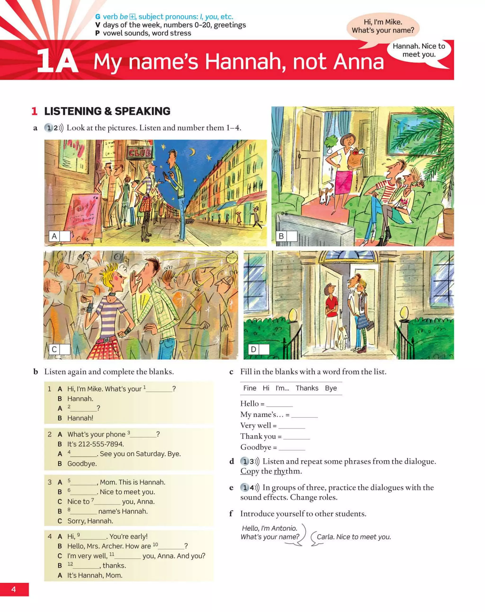 American english file 1 student book | PDF