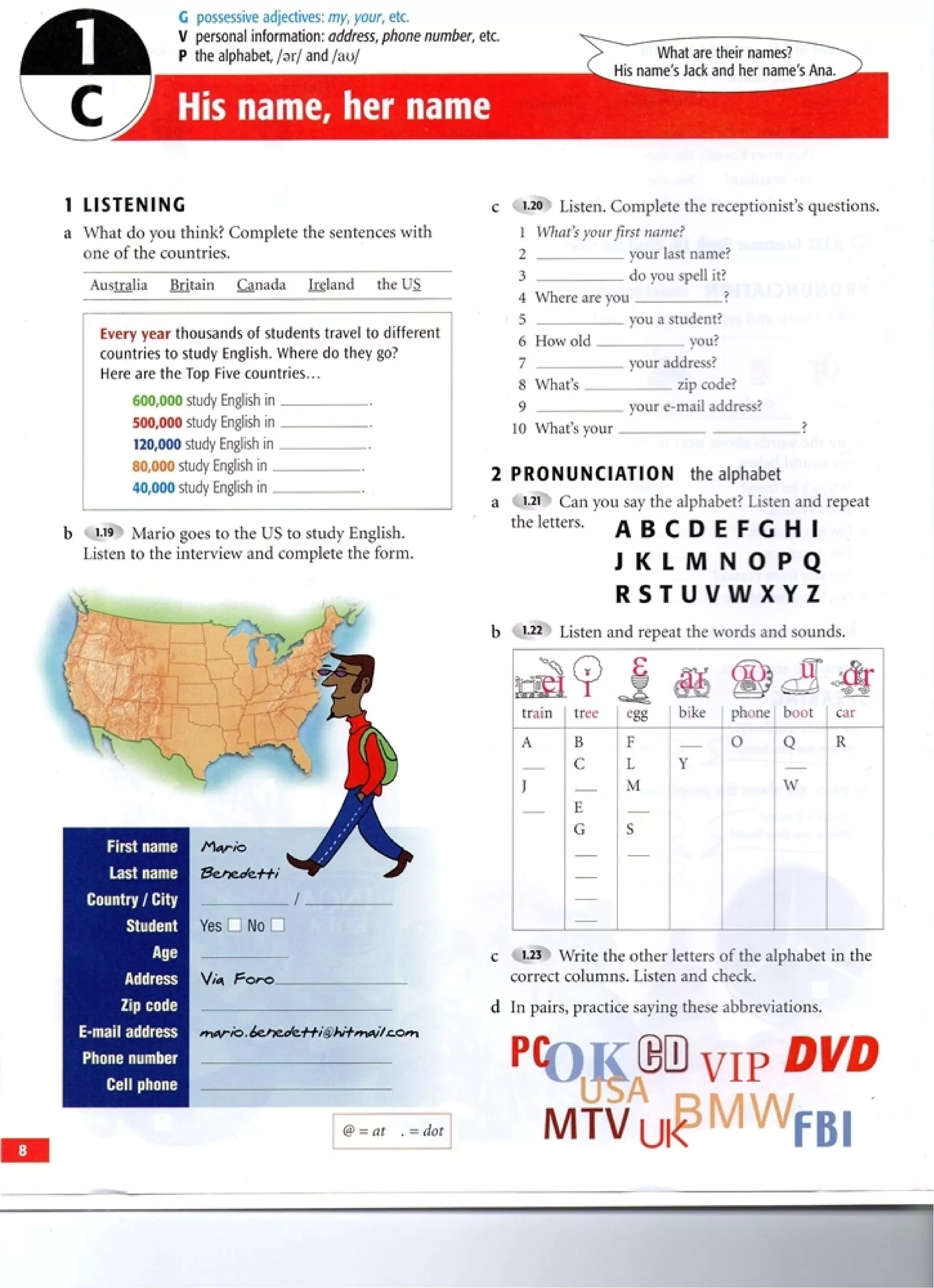 American english file_1_sb | PDF