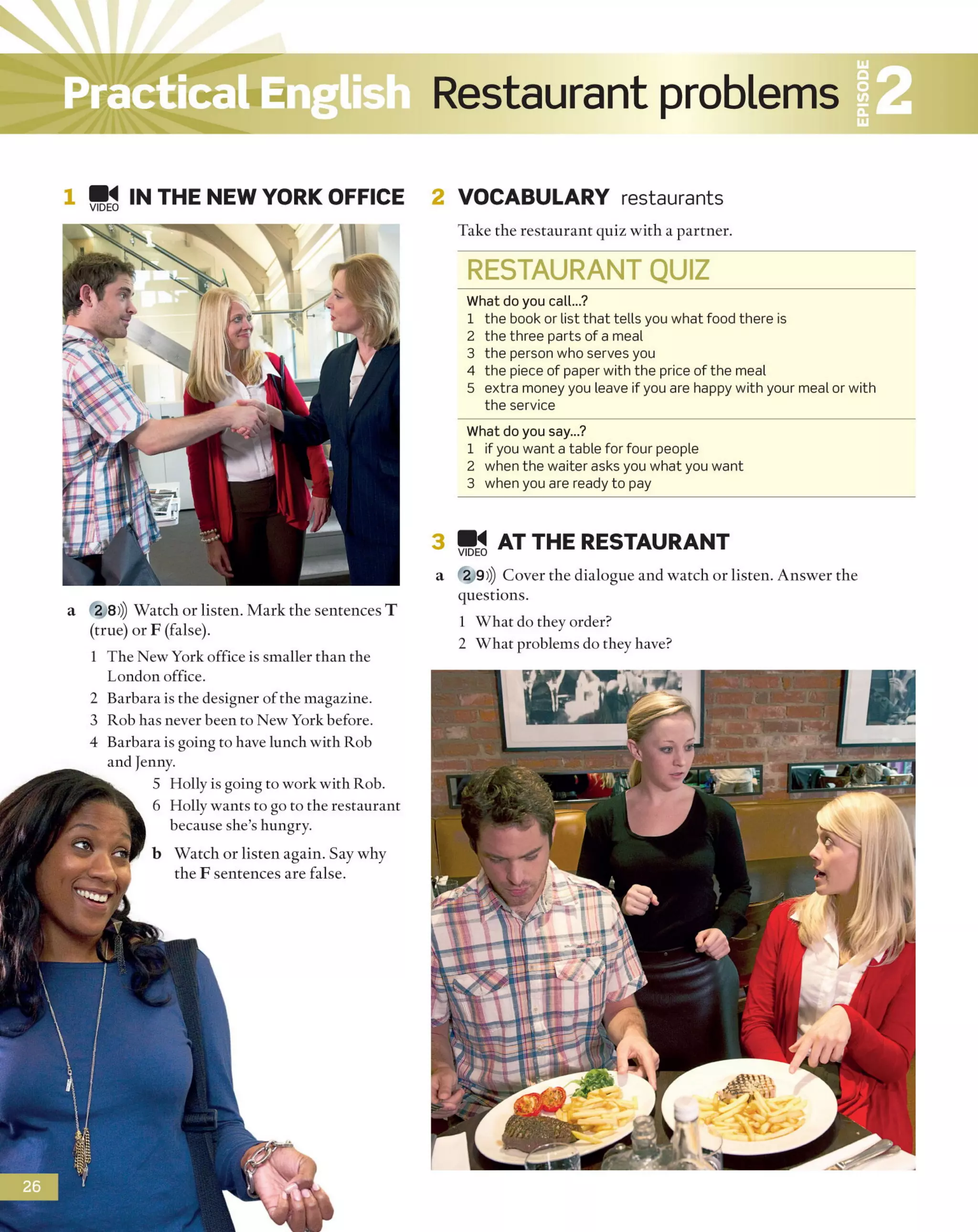 American english file 2 student book 1 | PDF