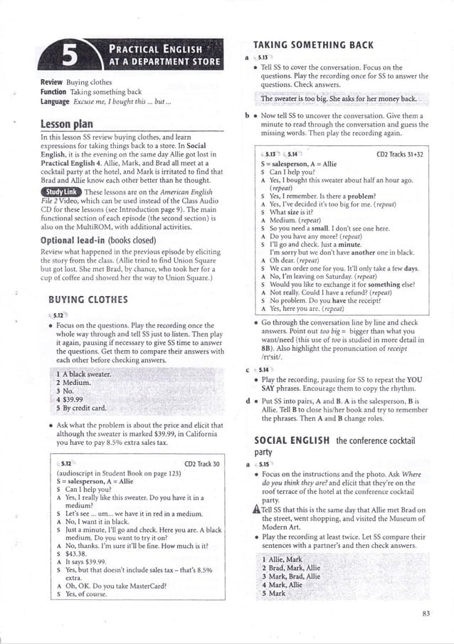 American English File 2 Teacher's Book (First Edition)