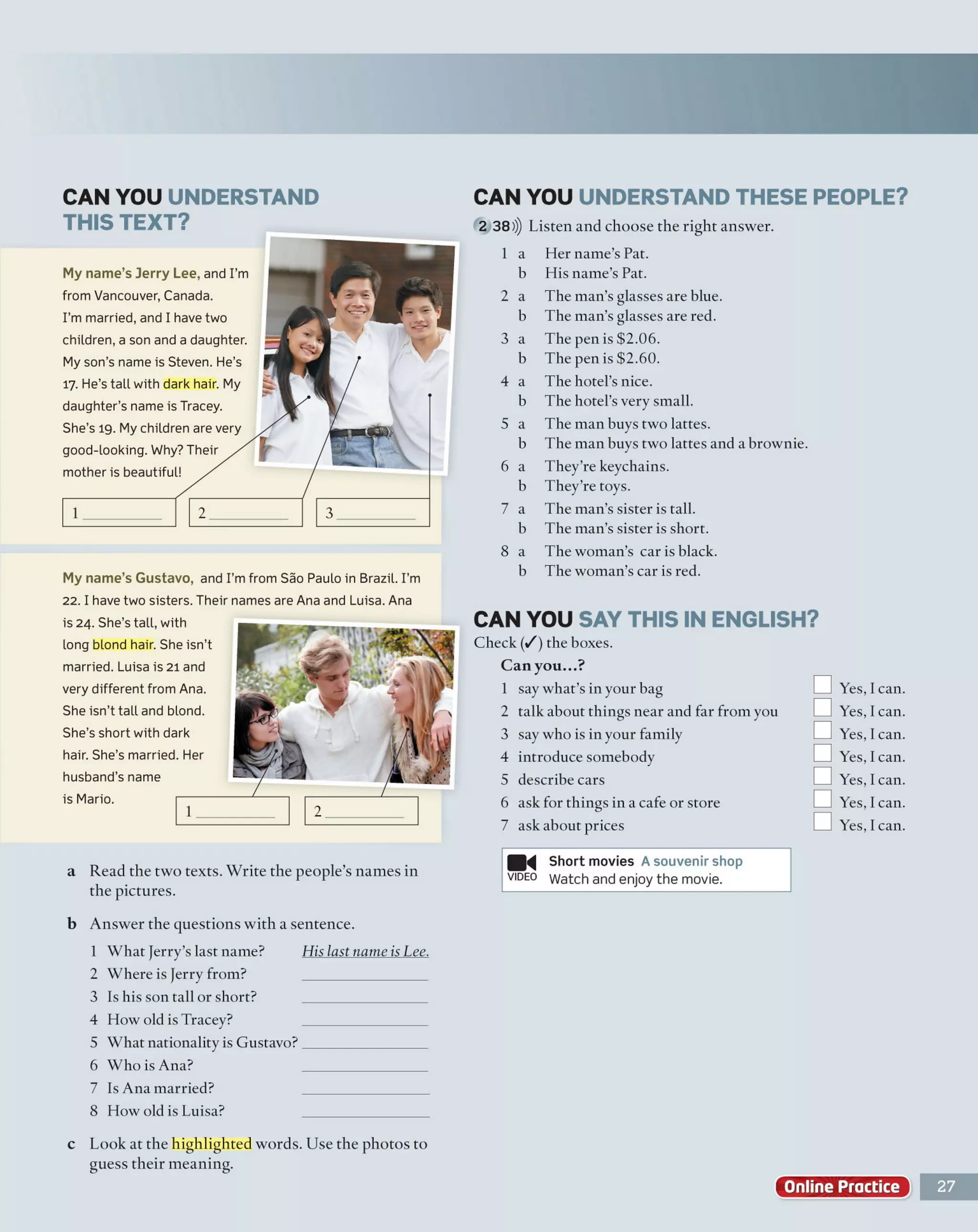 American English File Starter Student Book (Second Edition) | PDF | Medical Health