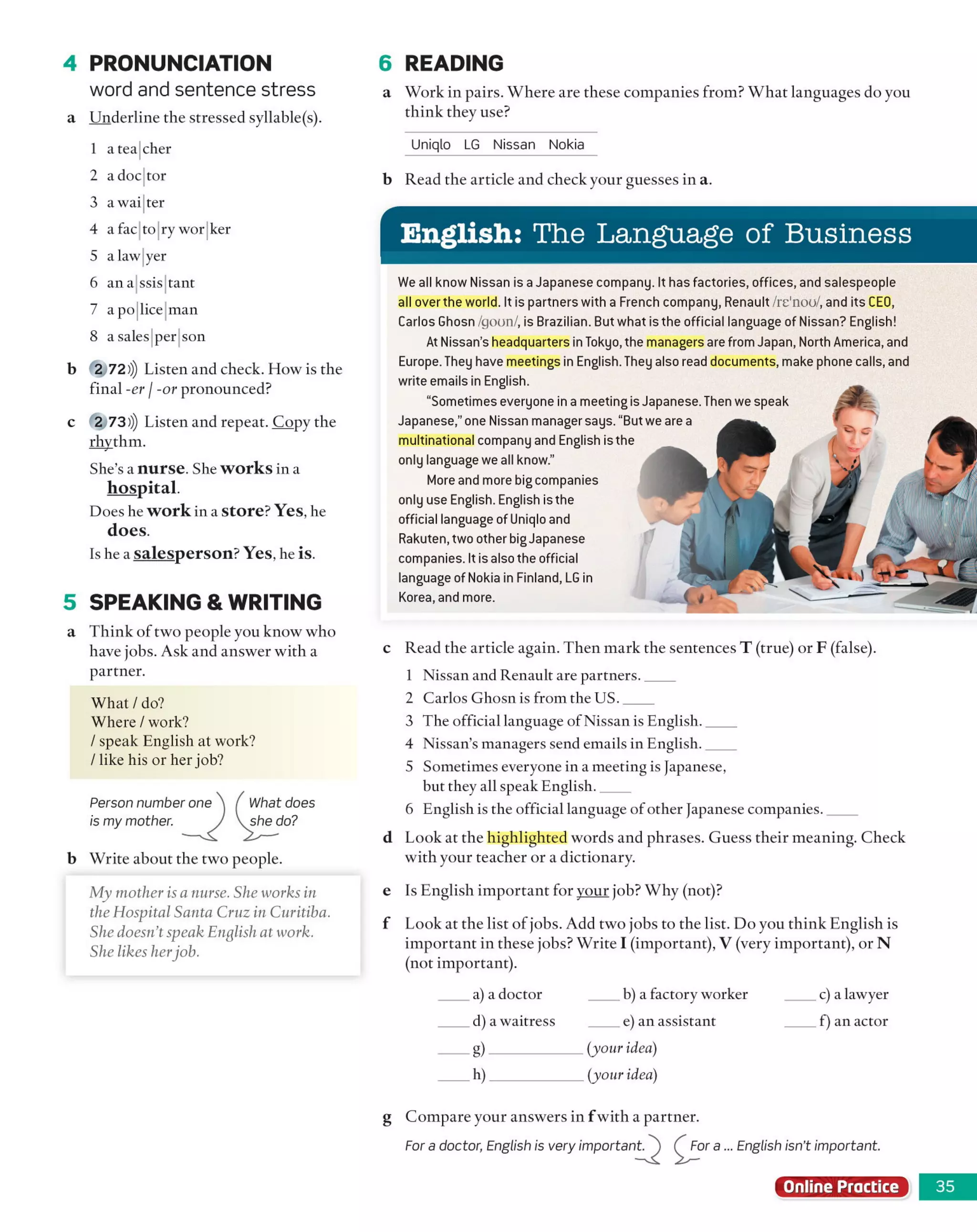 American English File Starter Student Book (Second Edition) | PDF ...