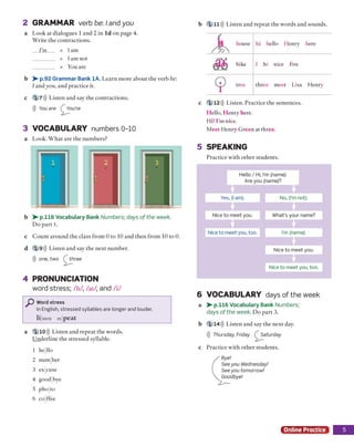 American English File Starter Student Book (Second Edition) | PDF