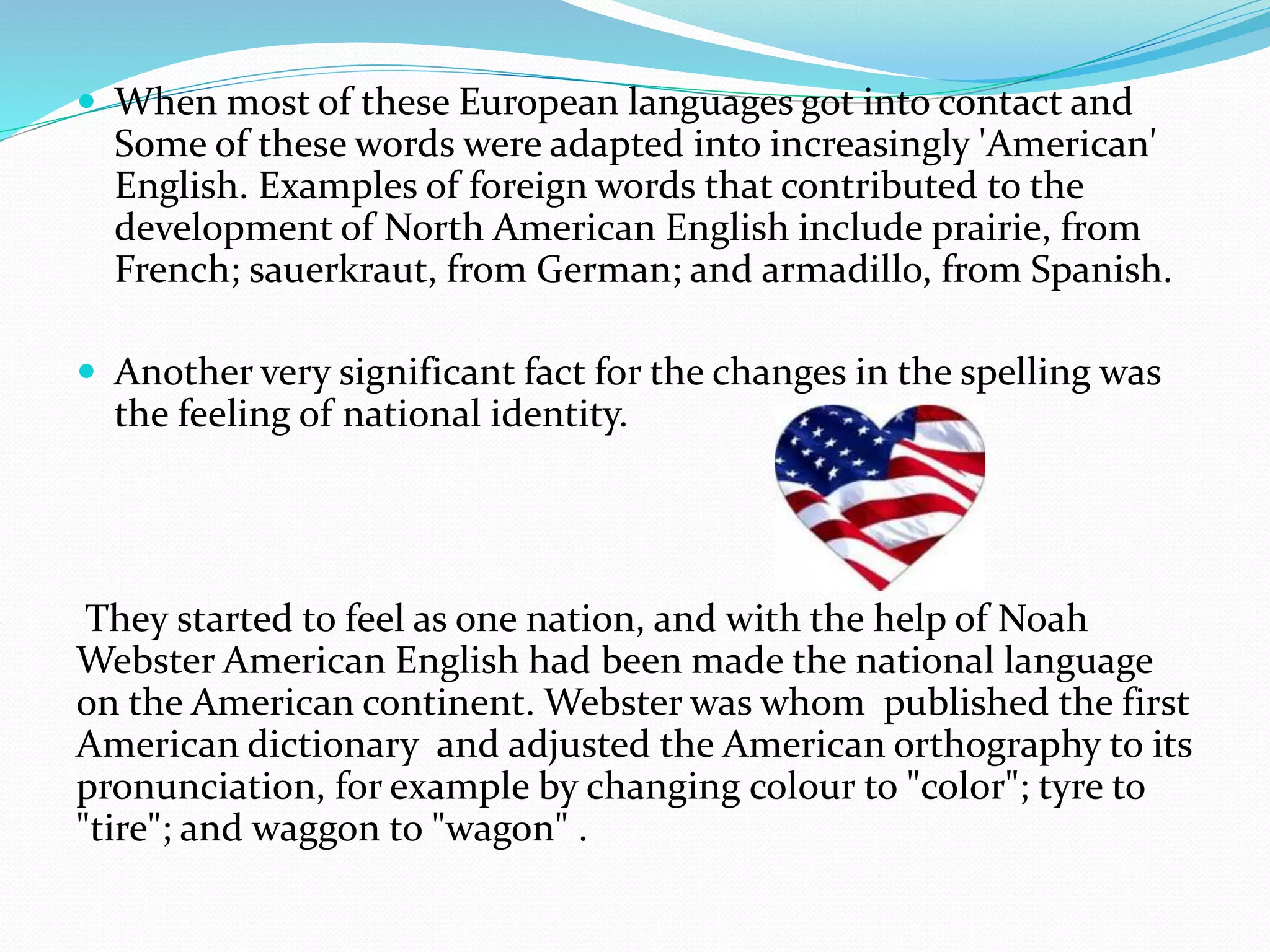 American English. Linguistics Presentation | PPTX
