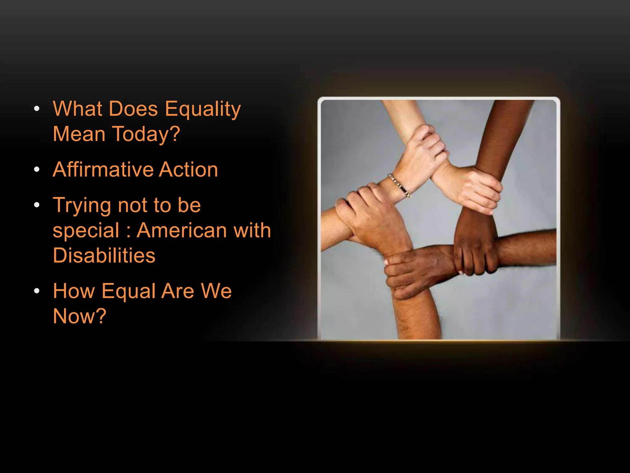 American equality | PPTX