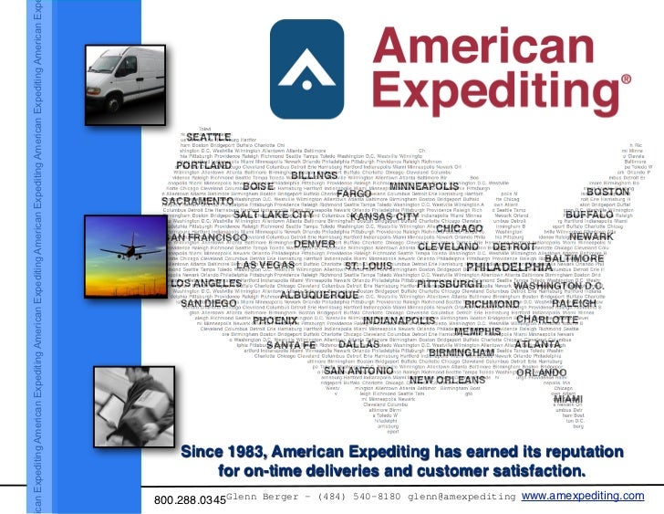 American Expediting Brochure Gb(2012)