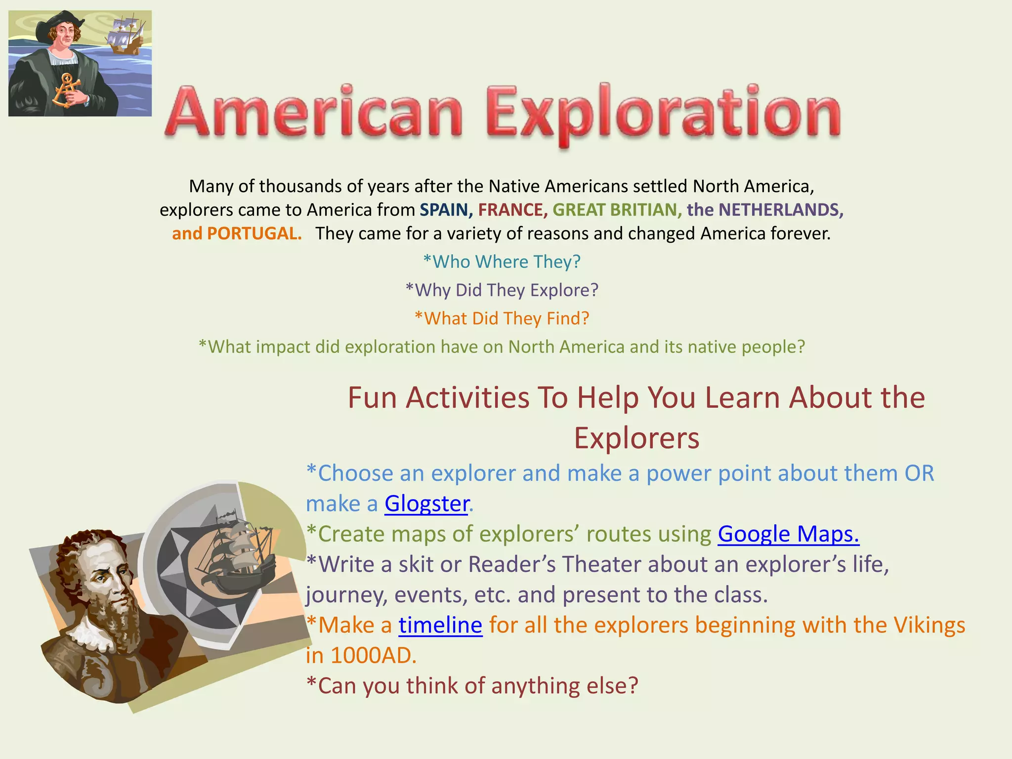 American Exploration | PPTX