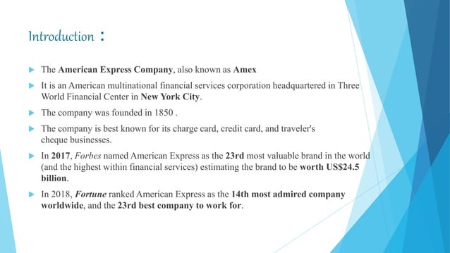 American express | PPT