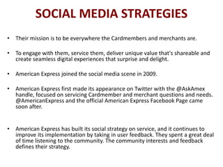 American express social media campaigns | PPTX