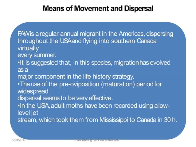 American Fall Army Wormpptx Devastating Crops Ppt