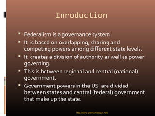 American federalism | PPT
