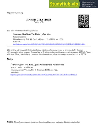 American Film Noir | PDF