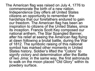 American flag | PPT