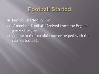 .AMERICAN FOOTBALL | PPTX