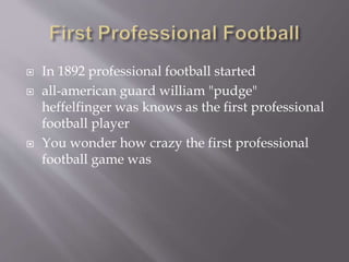 .AMERICAN FOOTBALL | PPTX