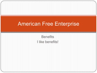 American Free Enterprise | PPTX