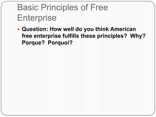 American Free Enterprise | PPTX