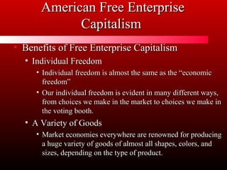 American free enterprise system chapter 3 | PPT