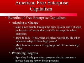American free enterprise system chapter 3 | PPT