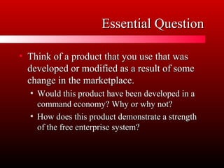 American free enterprise system chapter 3 | PPT