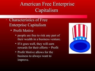 American free enterprise system chapter 3 | PPT