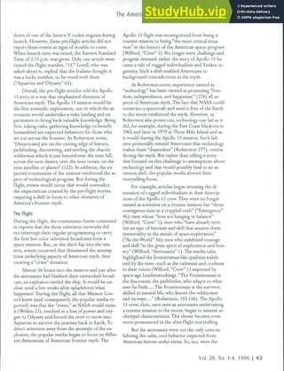 American Frontier Myth And The Flight Of Apollo 13 From News Event To ...