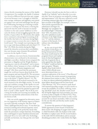 American Frontier Myth And The Flight Of Apollo 13 From News Event To ...