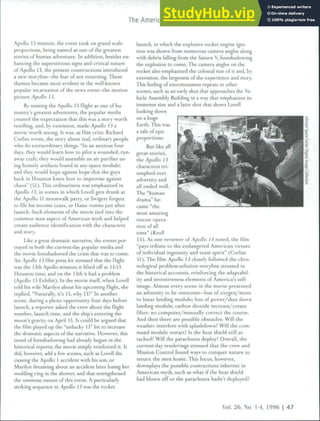 American Frontier Myth And The Flight Of Apollo 13 From News Event To ...