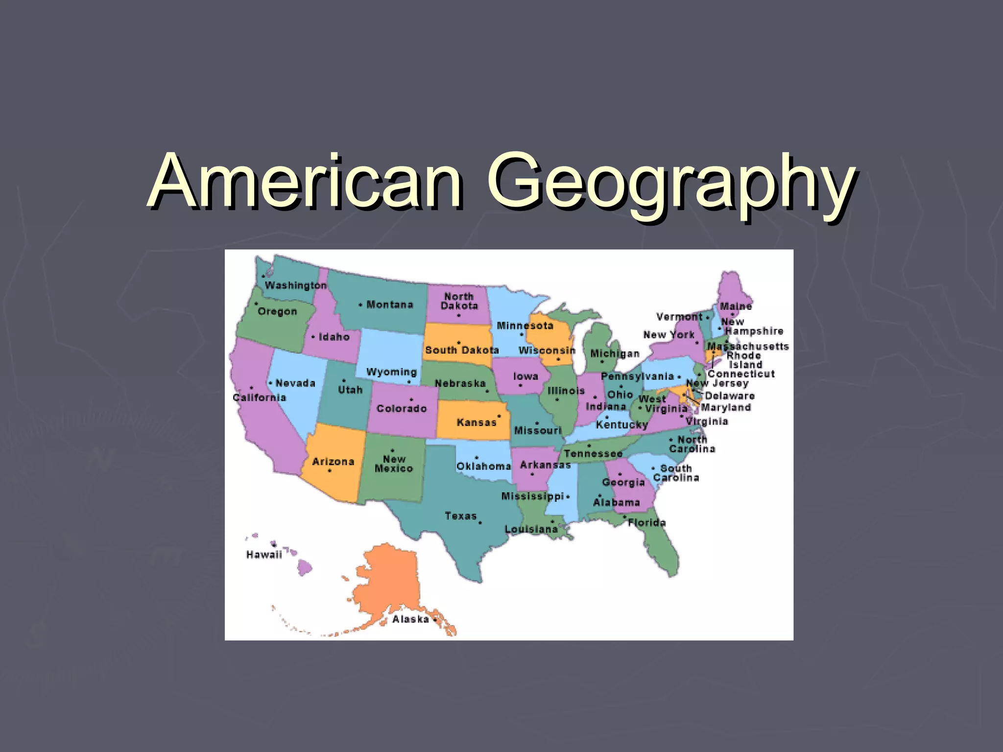 American Geography | PPT