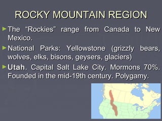 American Geography | PPT