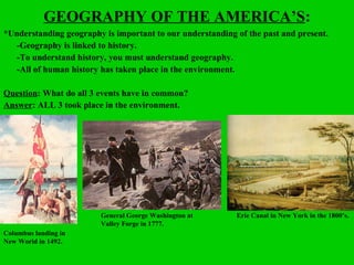 American Geography Pp | PPT