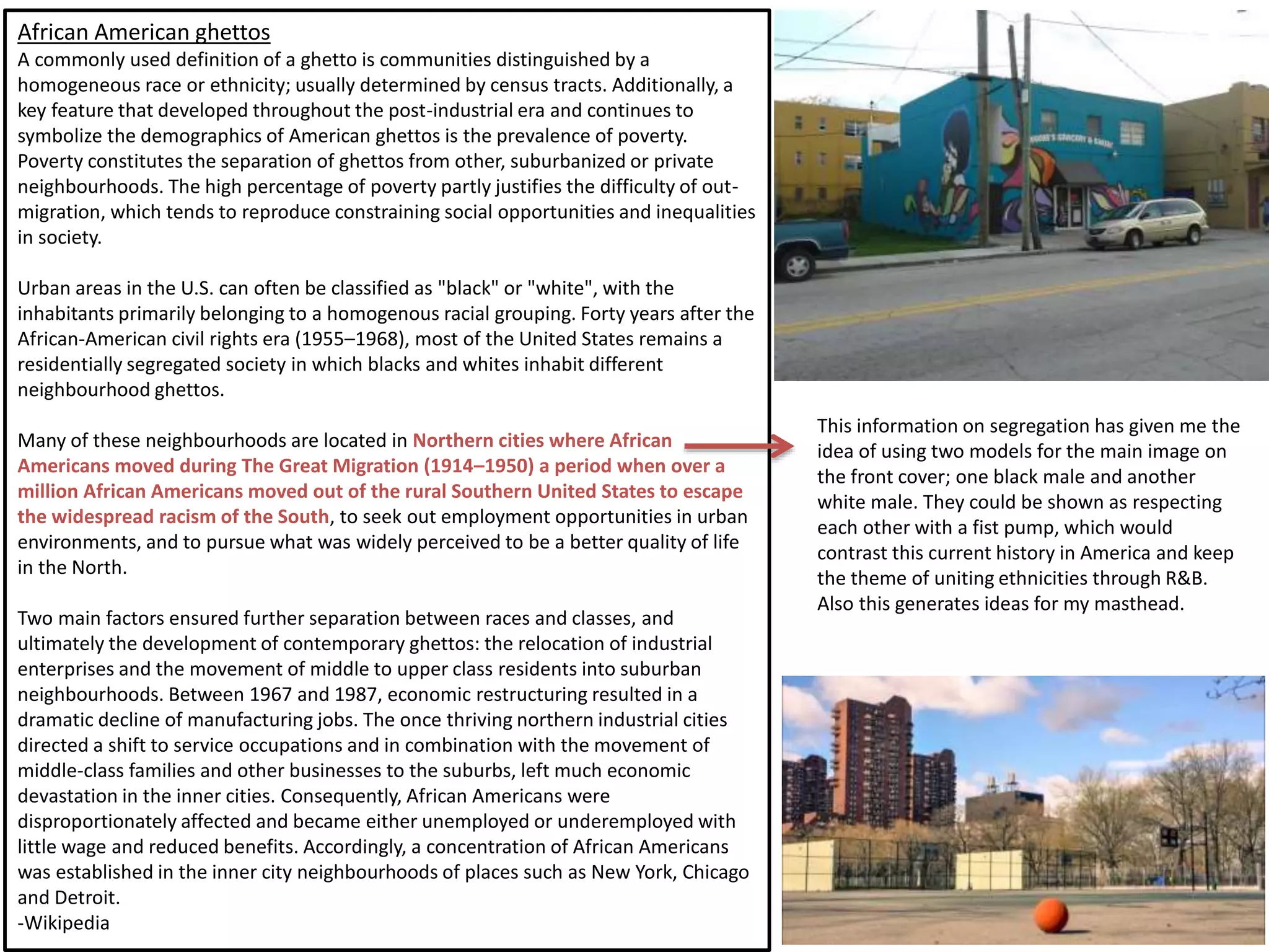 American ghetto research | PPTX