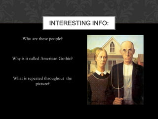 American gothic | PPTX