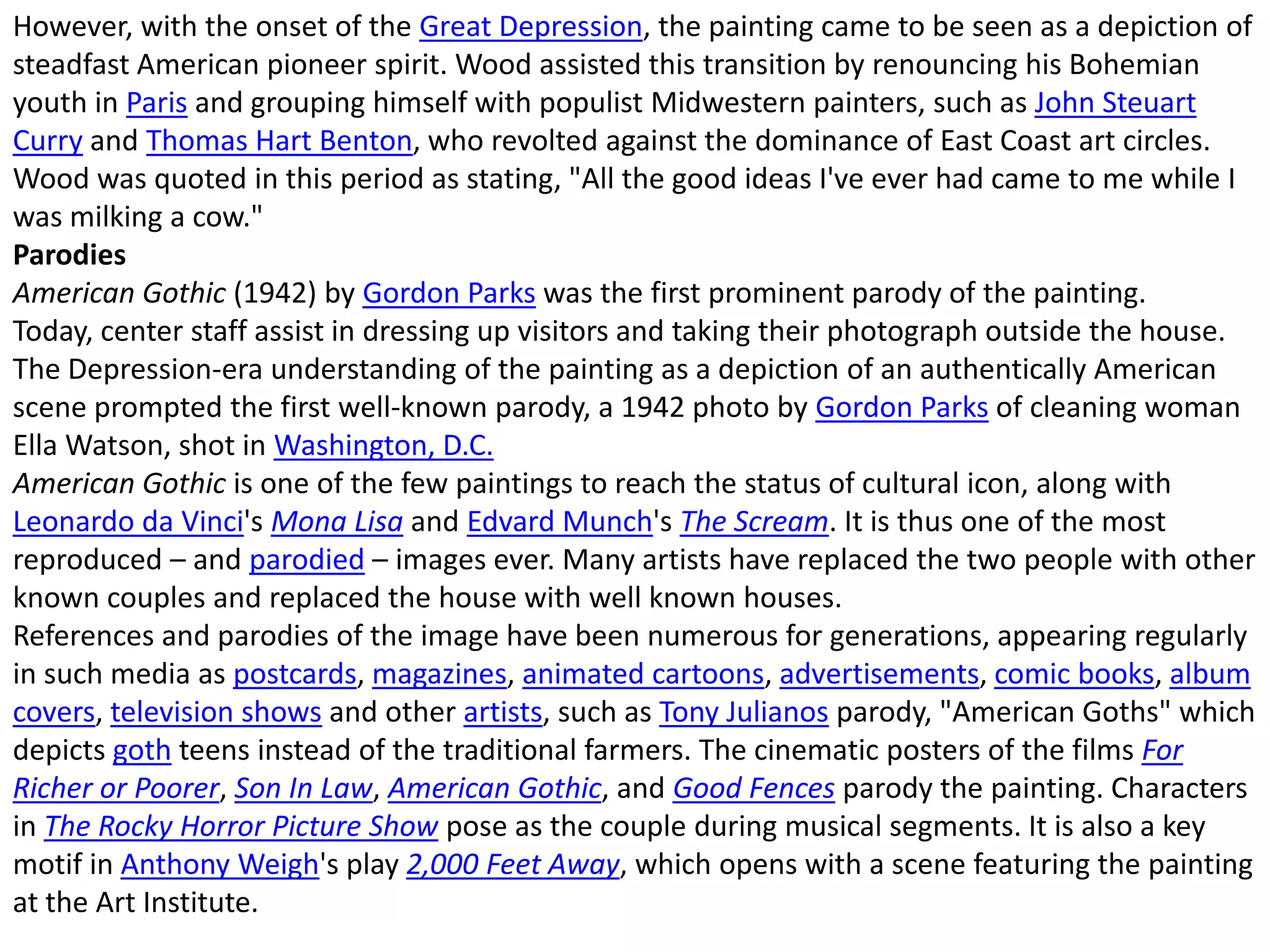 American gothic power point | PPTX